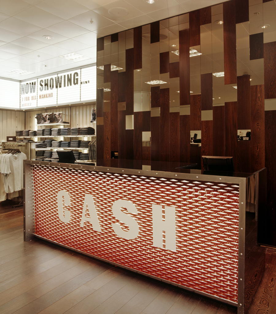 Cash desk, Shop interiors, Shop interior